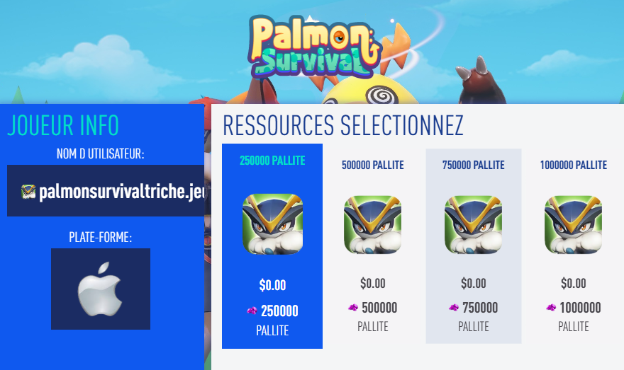 Palmon Survival Triche Et Astuce Pallite Illimites Gratuites